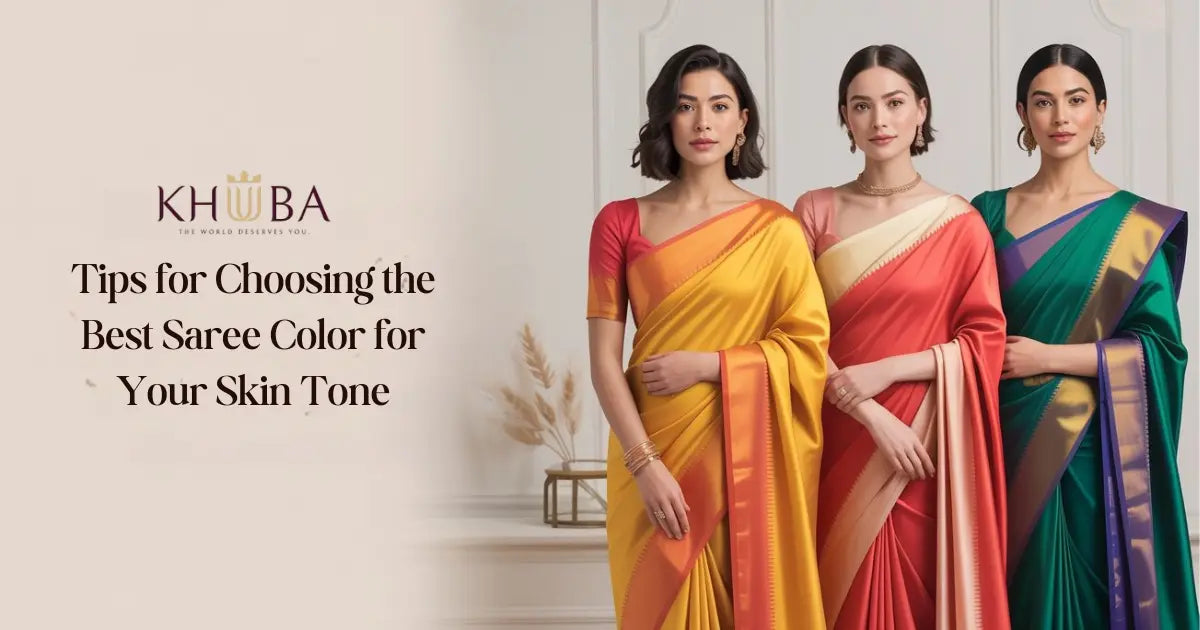 Find the Best Saree Colors for Your Skin Tone & Undertones